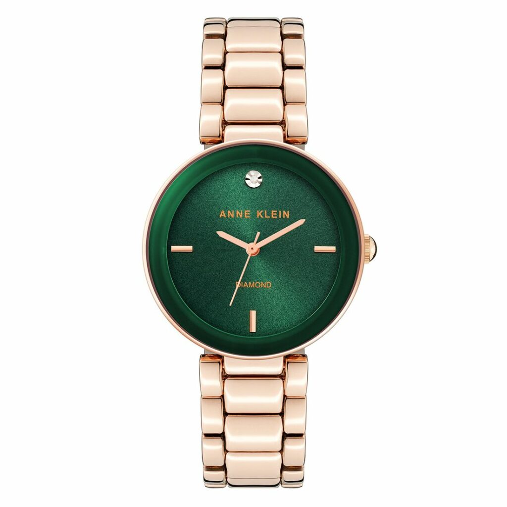 Anne Klein 10/9442CHHY Leather - Watch